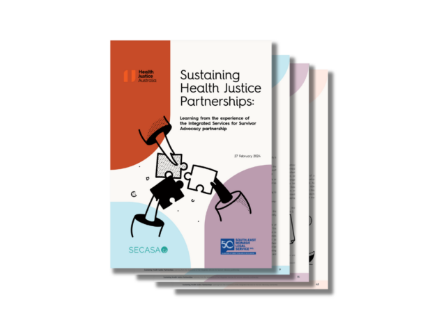 Report: Lessons on sustaining a health justice partnership - Health ...