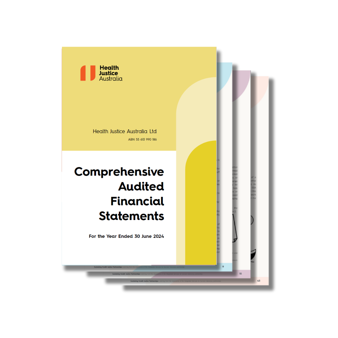 Annual financial statements FY2024 - Health Justice Australia